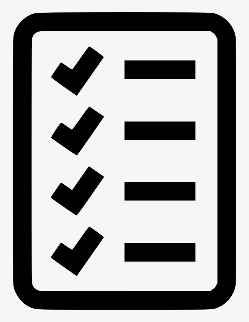 Png File - Check Paper Icon Png Transparent PNG - 736x980 - Free ...