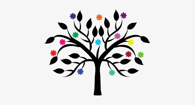 Colored Tree - Tree Transparent PNG - 446x364 - Free Download on NicePNG