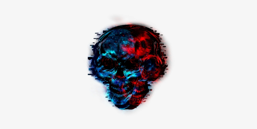 Glitch Skull Transparent PNG - 360x360 - Free Download on NicePNG