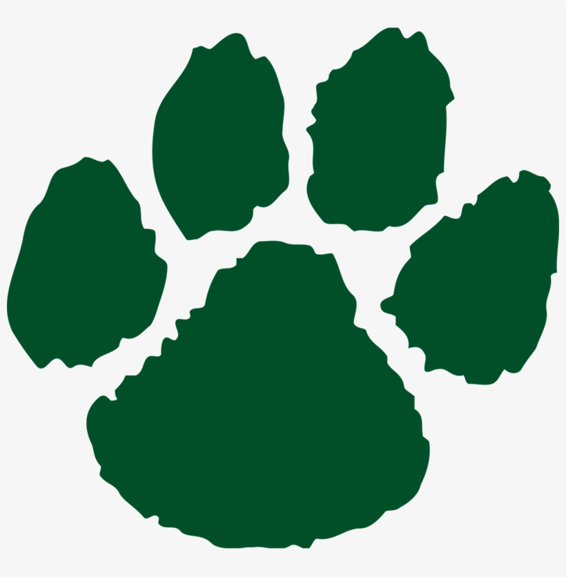 Download Tuesday 10&11pm - Green Wildcat Paw Print - HD Transparent PNG ...