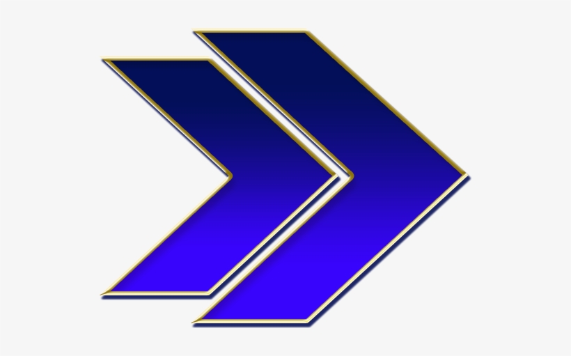 Double Arrow Blue - Double Arrow Png Transparent PNG - 591x591 - Free ...