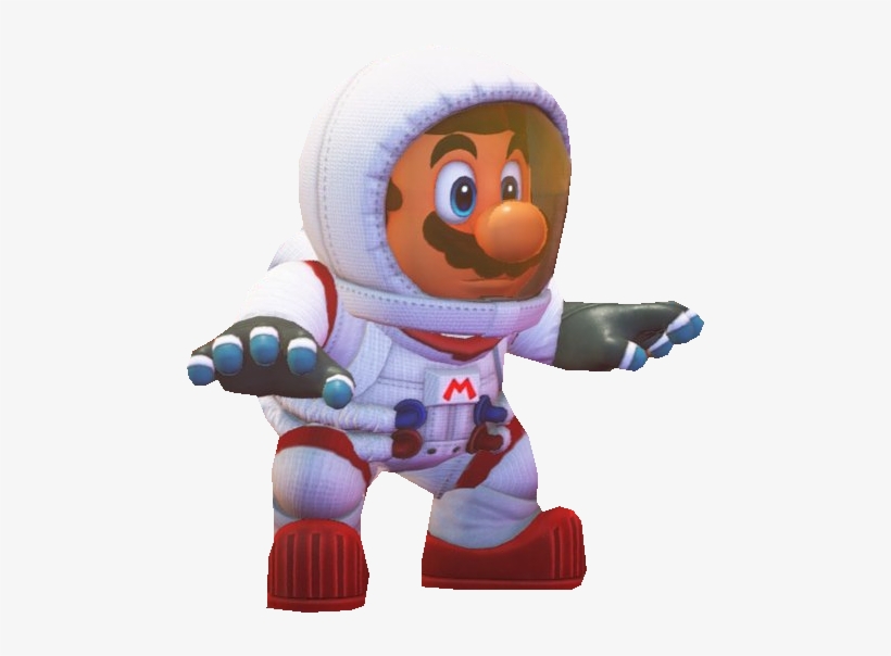 Astronaut Mario 6 - Nintendo Transparent PNG - 484x535 - Free Download ...