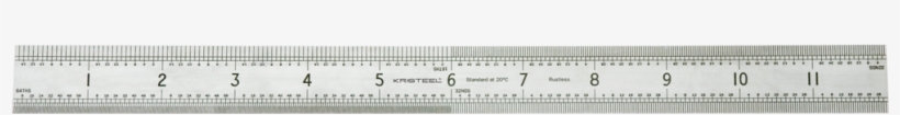English Only - Kristeel Stainless Steel Ruler Model 301 Transparent PNG ...