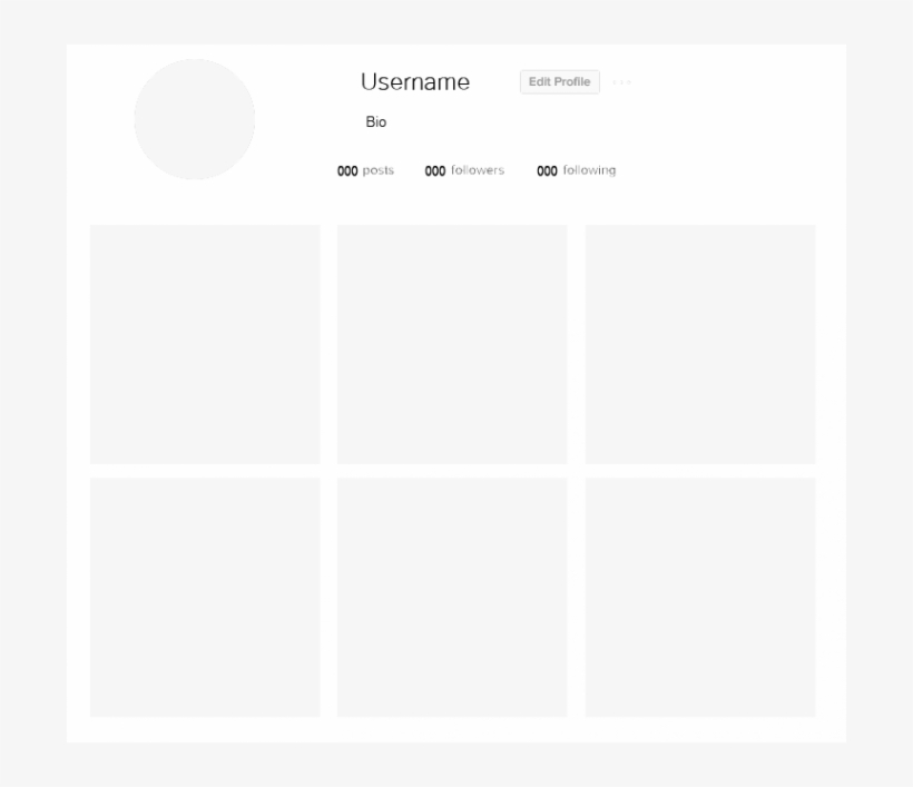  instagram aesthetic Instagram Profile Template Transparent PNG 