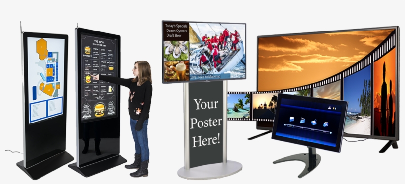 Digital Signage Kits - Displays2go Digital Sign Stand With Height ...