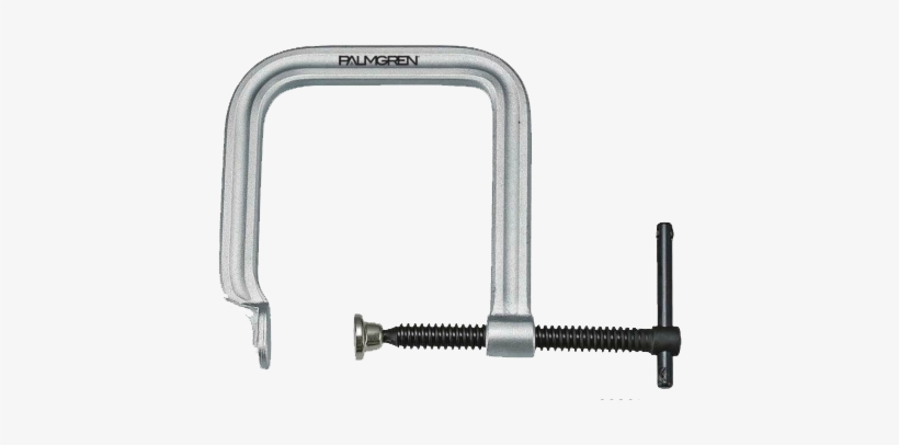 H Hanson Regular Duty Extra Deep Throat C-clamps - Clamp C Transparent ...
