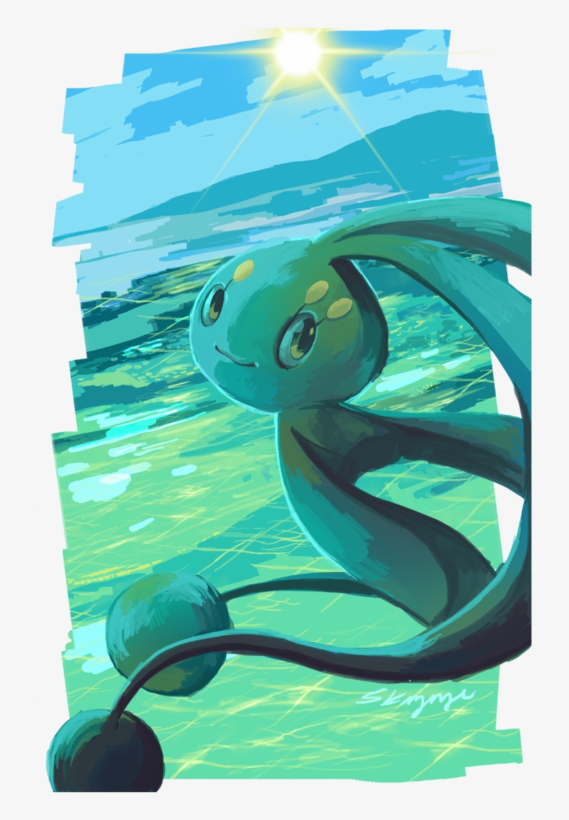 Manaphy - Pokemon Manaphy Transparent PNG - 712x1100 - Free Download on ...