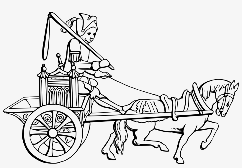 Chariot Horse-drawn Vehicle Carriage Wagon - Medieval Transport ...