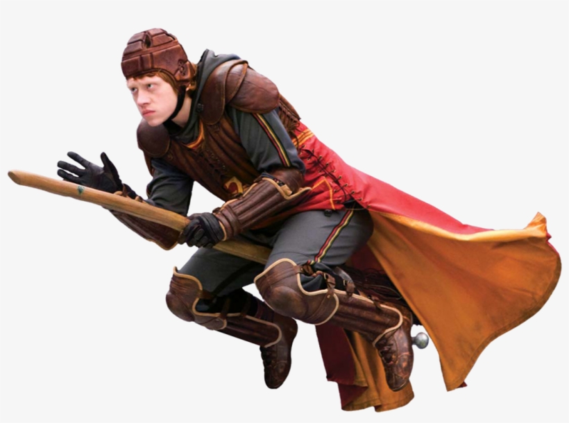 Ron Weasley Quidditch Download - Ron On A Broom Transparent PNG ...