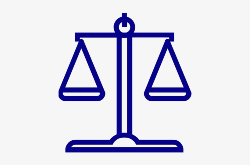 Scales Of Justice Blue - Lawyer Transparent PNG - 446x483 - Free ...
