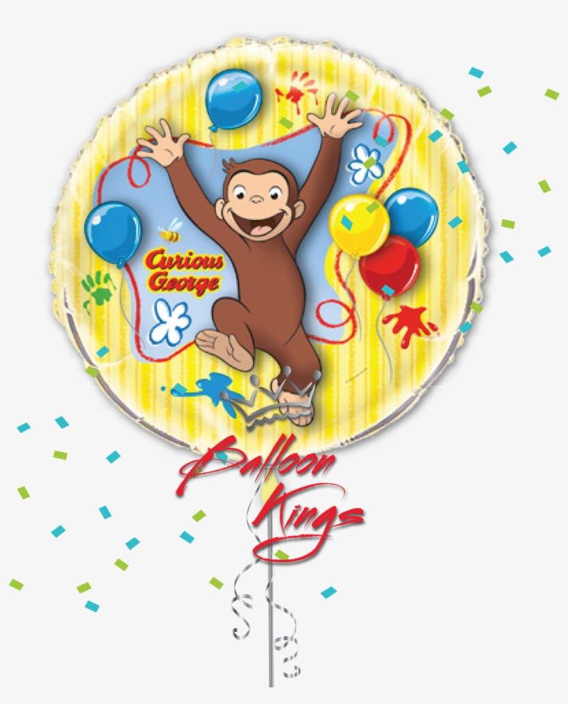 Download Curious George Balloons - Curious George Metallic Balloon - HD ...