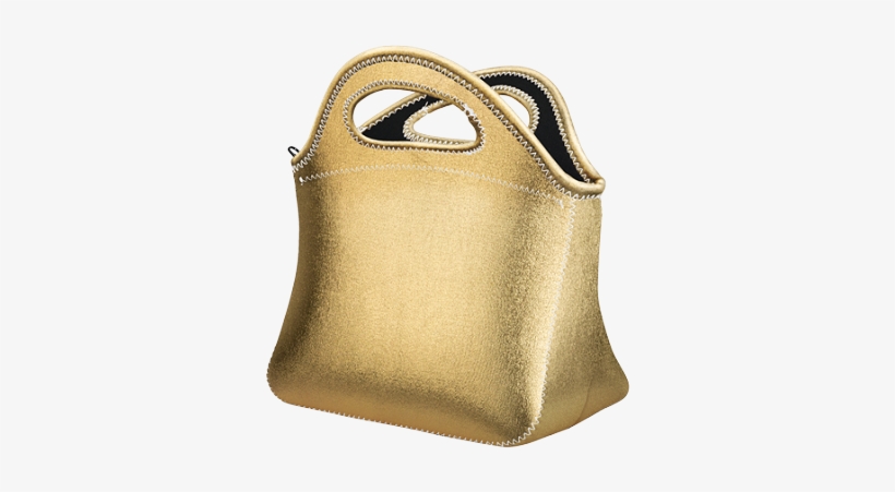 Klutch Metallic Neoprene Lunch Bag - Rose Gold Lunch Bag Transparent ...