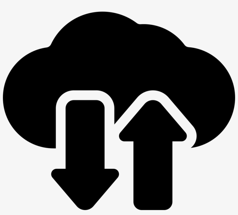 Data Transference On Internet Cloud Comments - Cloud Internet Logo ...