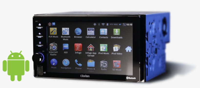 Clarion Ax1 Android Infotainment Stereo - Android Music System For Car ...