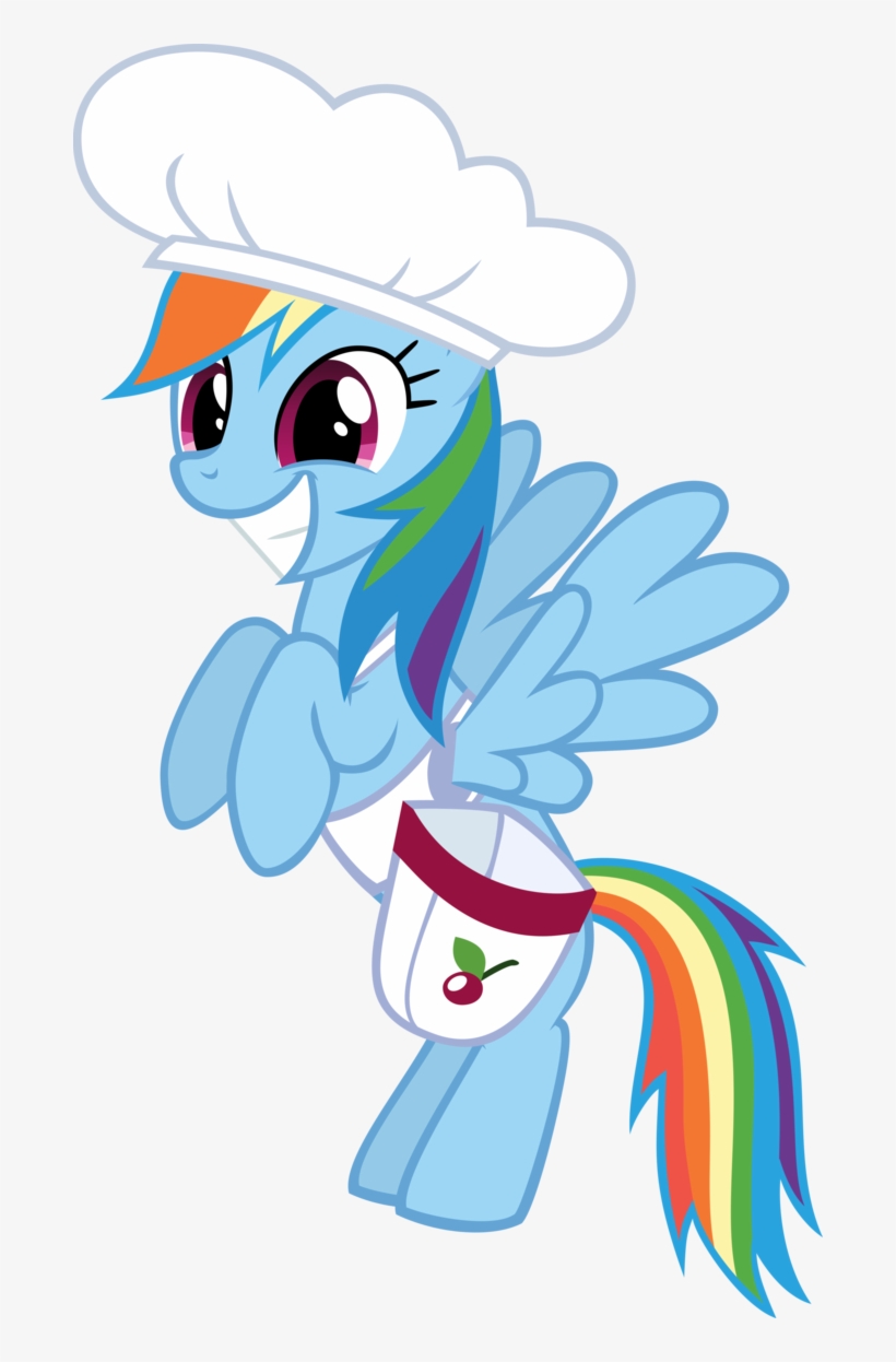 Happy Rainbow Dash In Chef S Hat By Crusierpl-d4ncoz0 - My Little Pony ...