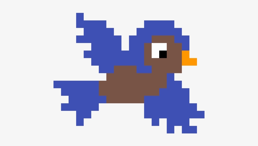 Baby Bird - Pink Bird Pixel Art Transparent PNG - 1200x1200 - Free ...