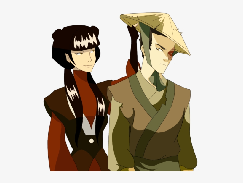Mai And Zuko-wm222 - Zuko And Azula Fanart Transparent PNG - 709x600 ...