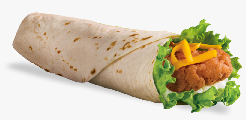 Crispy Chicken Wrap - Crispy Chicken Chicken Wrap Png Transparent PNG ...