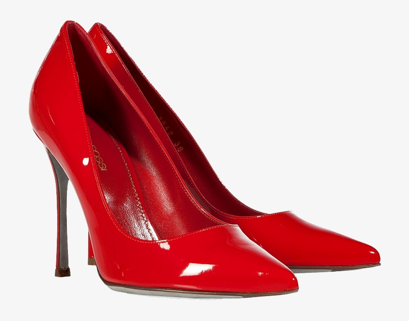 Sergio Rossi Flamenco Red Patent Leather Stilettos - Red Stiletto Heels ...