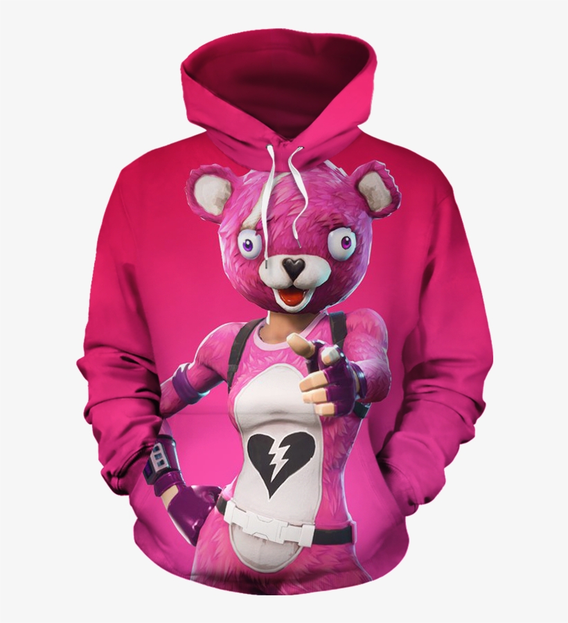 Fortnite Teddy Bear Pink Shirt Tank Shorts And Hoodie - David And ...