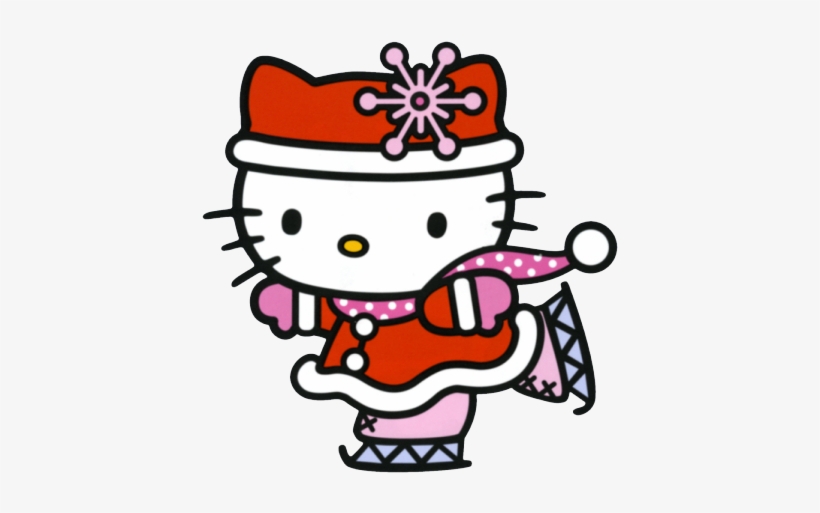 Hello Kitty Winter Background