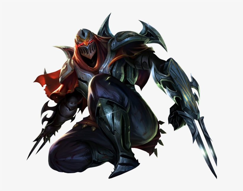 Classic Zed Splashart Png Image - League Of Legends Zed Png Transparent ...