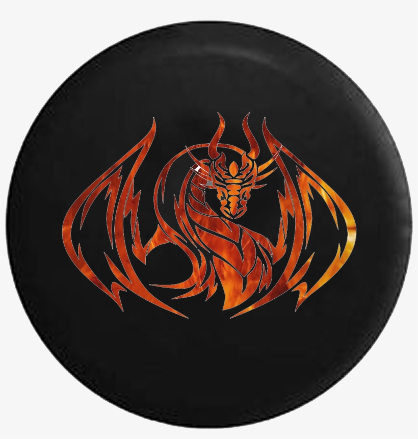 Fire Flames Tribal Dragon - Circle Transparent PNG - 1797x1800 - Free ...