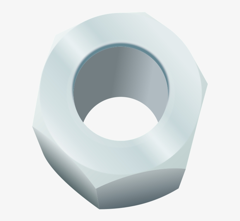 This Graphics Is Nut About Nuts, Bolts, Hardware, Six - Nut Transparent ...