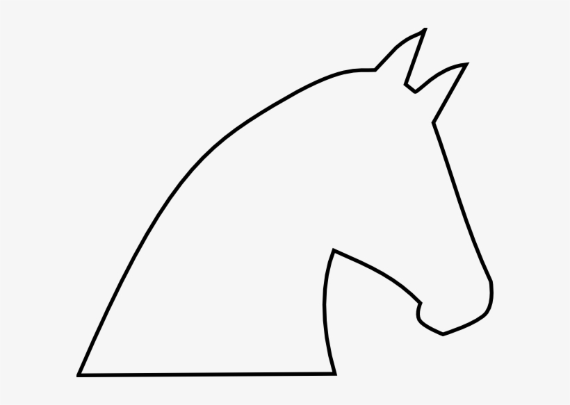 Horse Outline No Fill Clip Art - Patchwork Patterns Country Horses ...