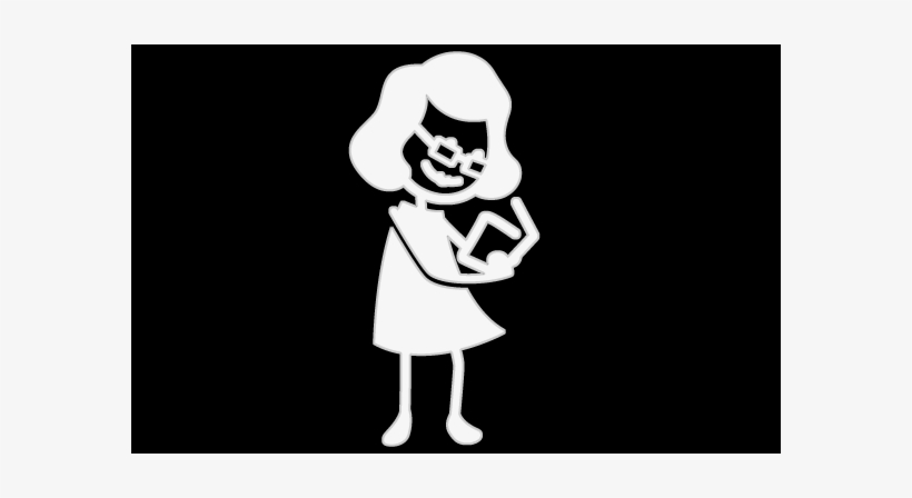 Visit - Nerd Girl Stick Figure Transparent PNG - 584x368 - Free ...