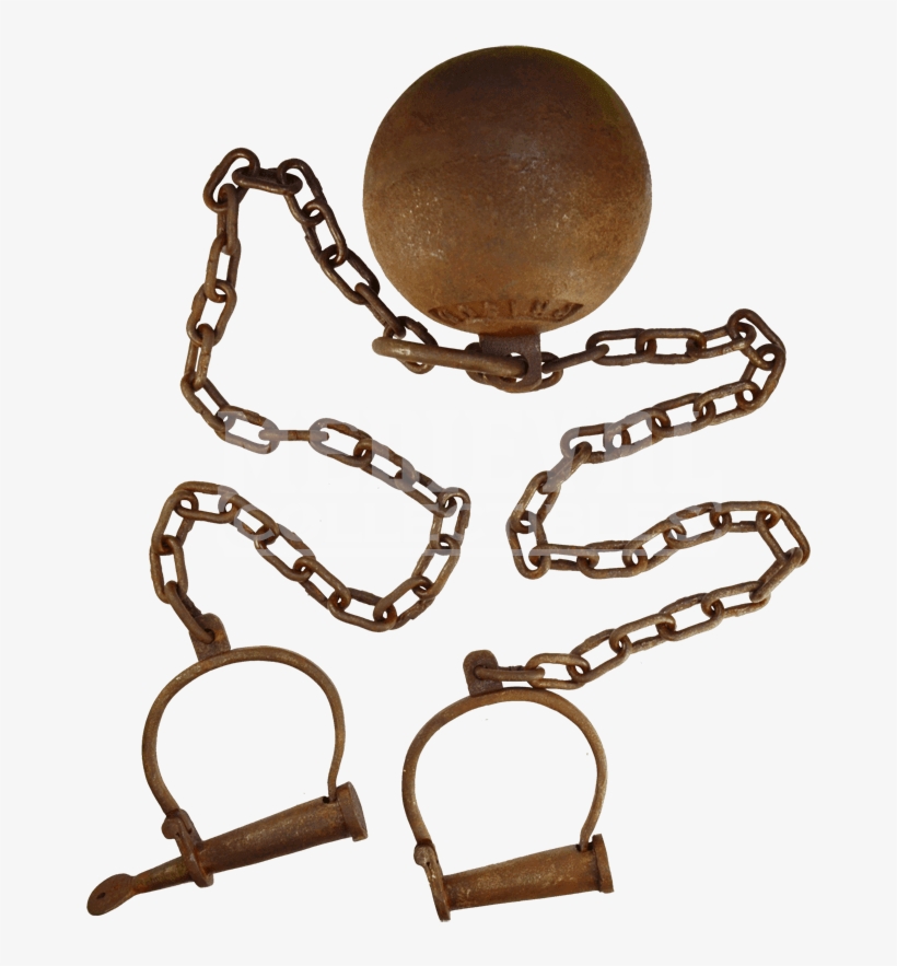Leavenworth Prison Iron Ball And Chain - Ball And Chain Transparent PNG ...