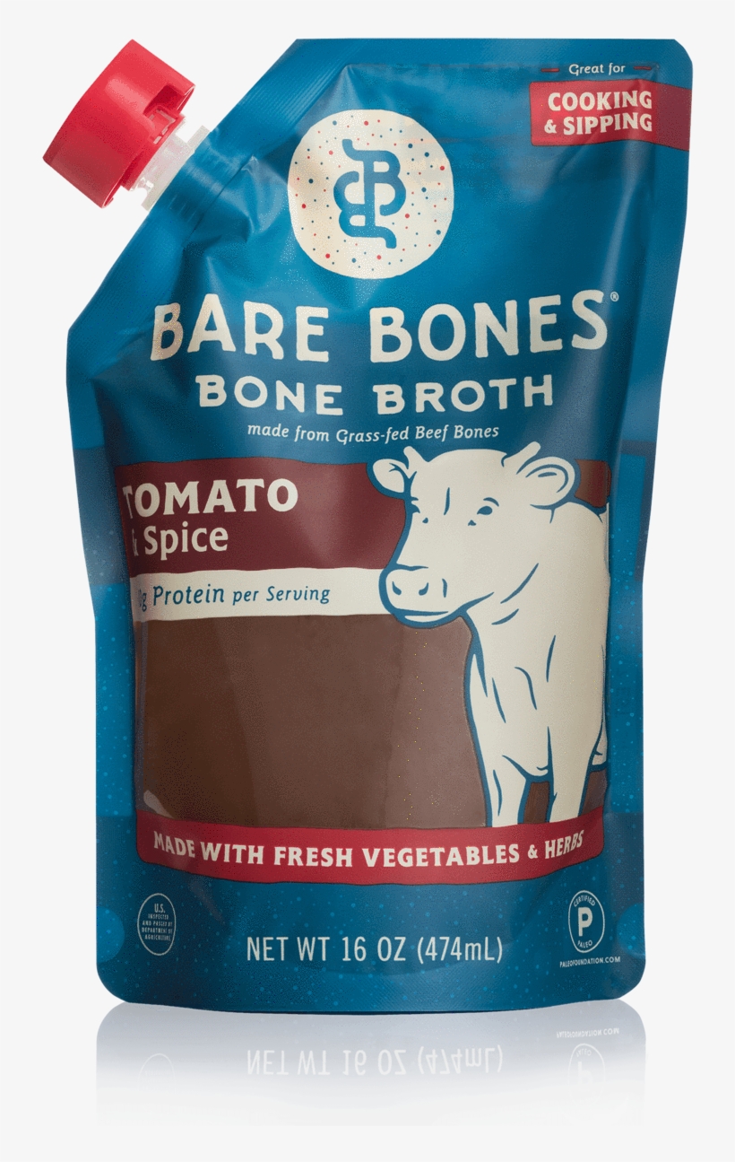 100% Grass-fed Beef Bone Broth - Bare Bones Broth Bones Pasture Chicken ...