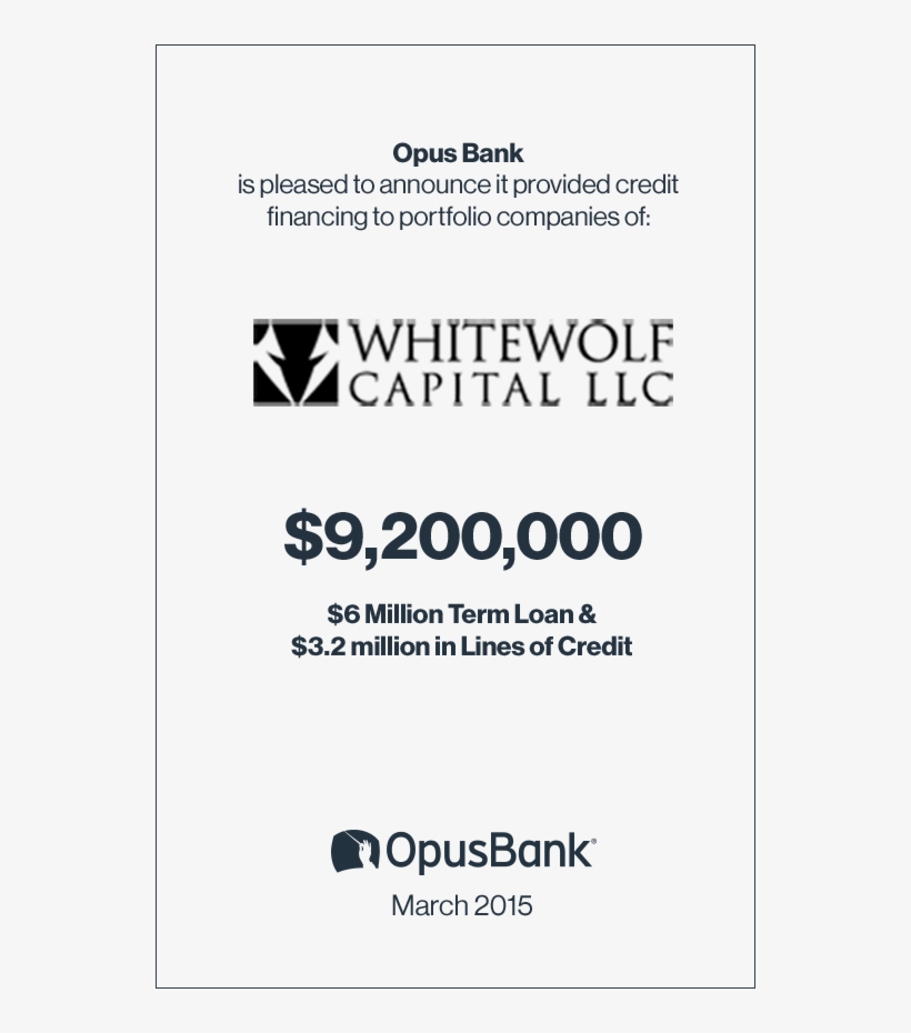 White Wolf Capital - Paper Product Transparent PNG - 540x850 - Free ...