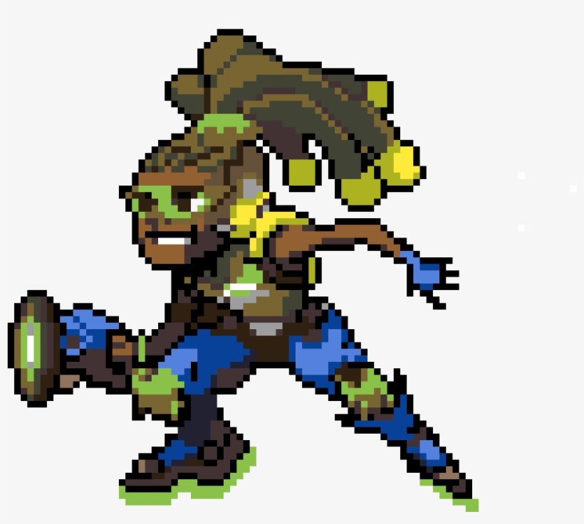 Lucio Pixel Spray - Overwatch Lucio Pixel Spray Transparent PNG ...