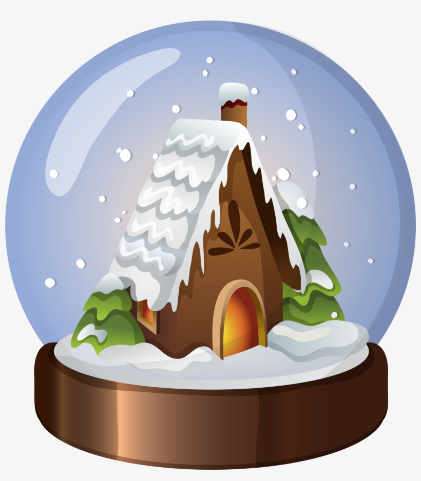 Christmas Snow Globe Clipart Png Gallery Transparent PNG - 7667x8257 ...
