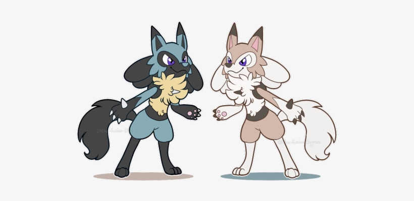 Download How Would You Draw A Midday Lycanroc/lucario Fusion - Lycanroc ...