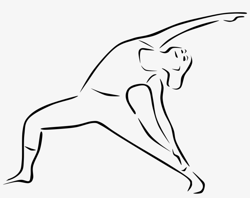 Person Yoga Outline Png Banner Black And White - Yoga Clip Art ...
