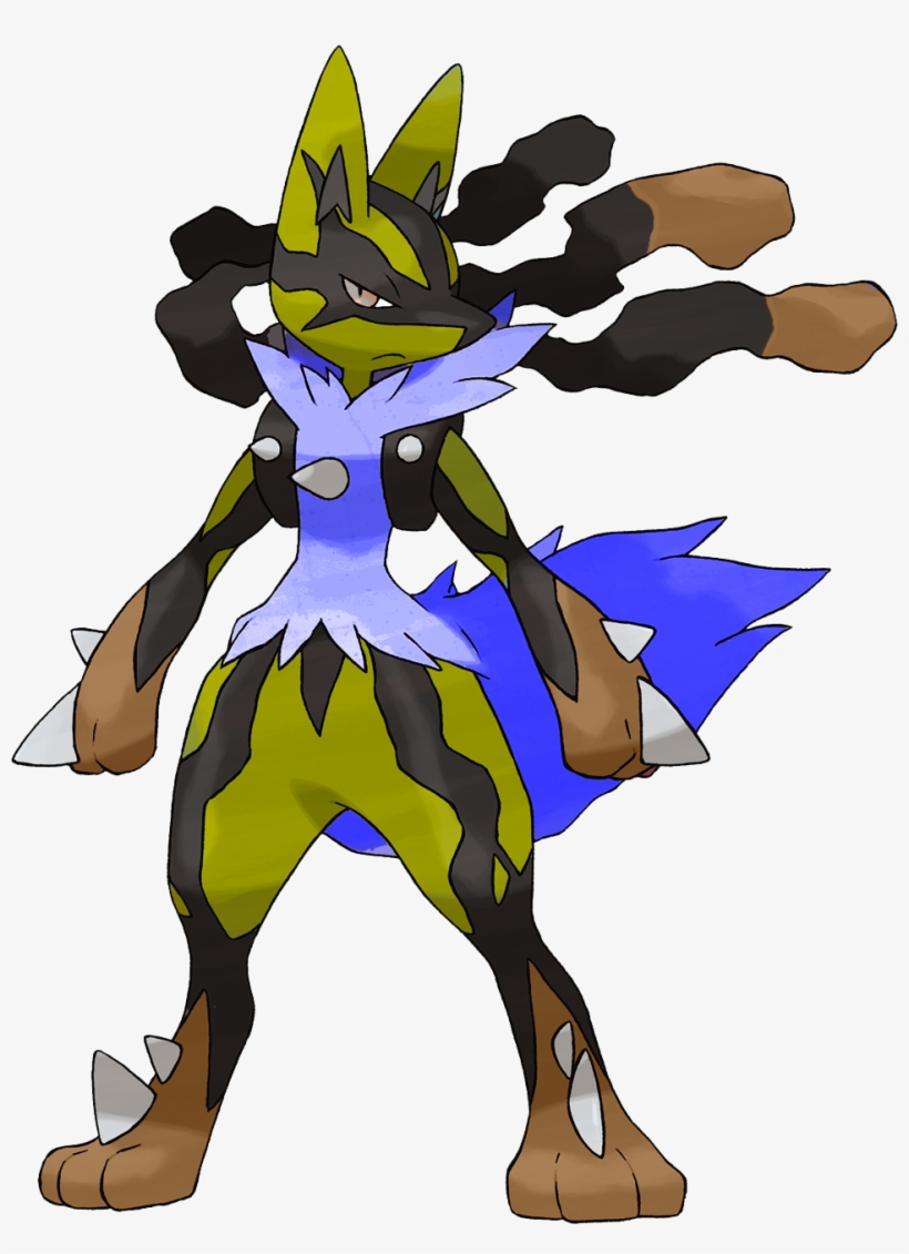 Pokemon Lucario Mega Evolution Transparent PNG - 962x1280 - Free ...