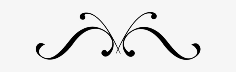 Flourish Png Free Png Stock - Black And White Flourish Clipart ...
