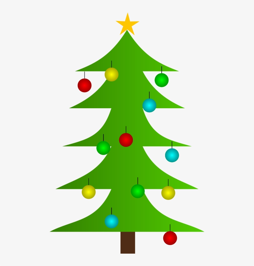 Download File Christmas-tree - Choinka Świateczna Rysunki Transparent ...