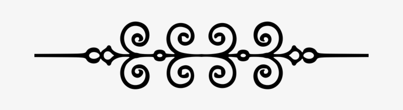Divider, Flourish, Decorative - Flourish Divider Transparent PNG ...