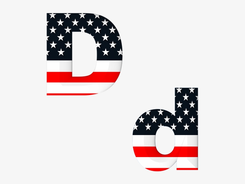 Pin American Flag Clip Art Transparent - Usa Flag Colors Letters Png ...