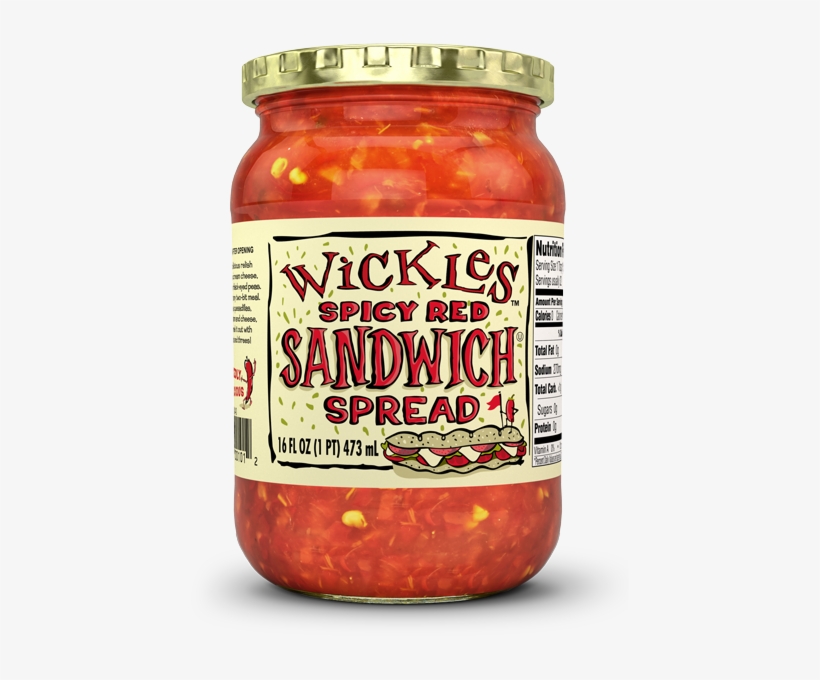 Shop - Wickles Spicy Red Sandwich Spread Transparent PNG - 445x600 ...