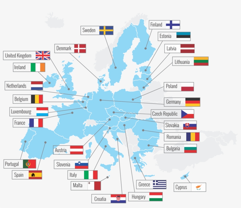 Europe Map With Uk - Au Revoir, Europe: What If Britain Left ...