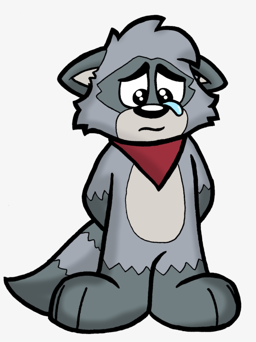 Sad Cartoons Group - Sad Cartoon Raccoon Png Transparent PNG ...