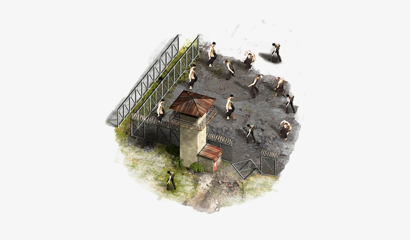 Twd L Prison - Prison In Walking Dead No Mans Land Transparent PNG ...