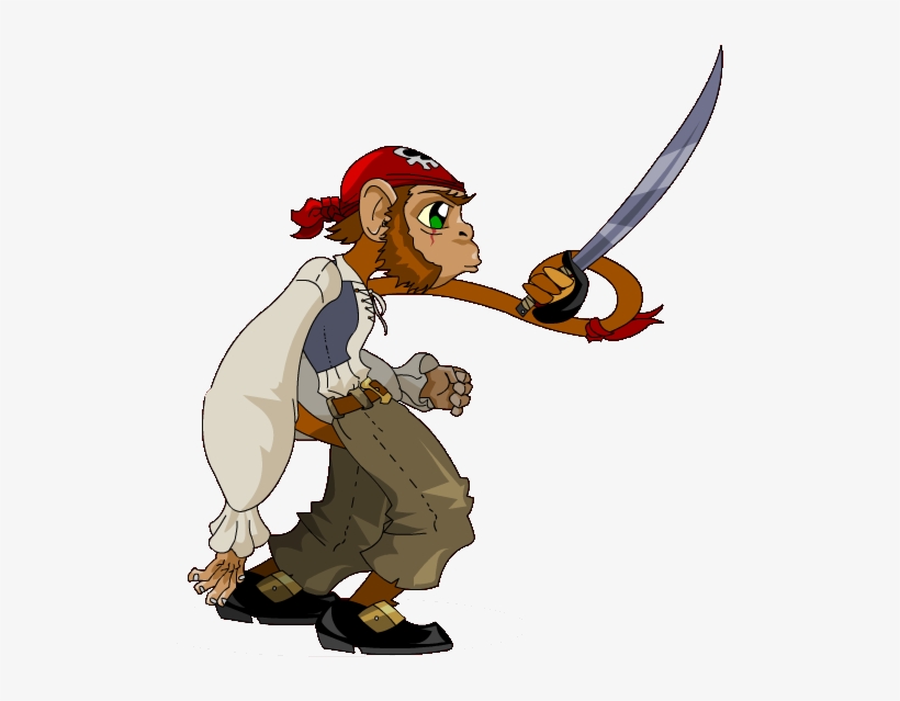 Pirate Monkey Transparent PNG - 507x573 - Free Download on NicePNG
