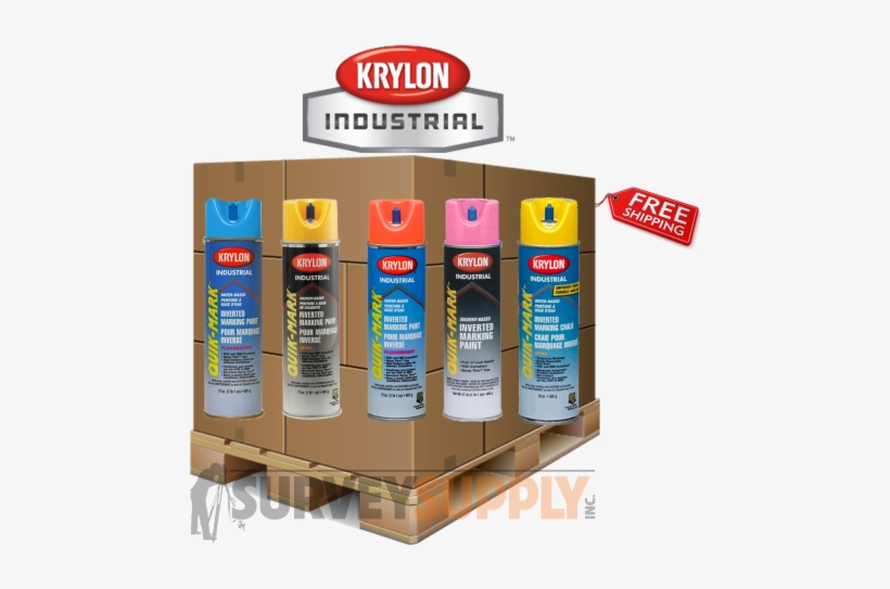Krylon Quik-mark Inverted Marking Paint Pallet - Krylon Industrial Quik ...