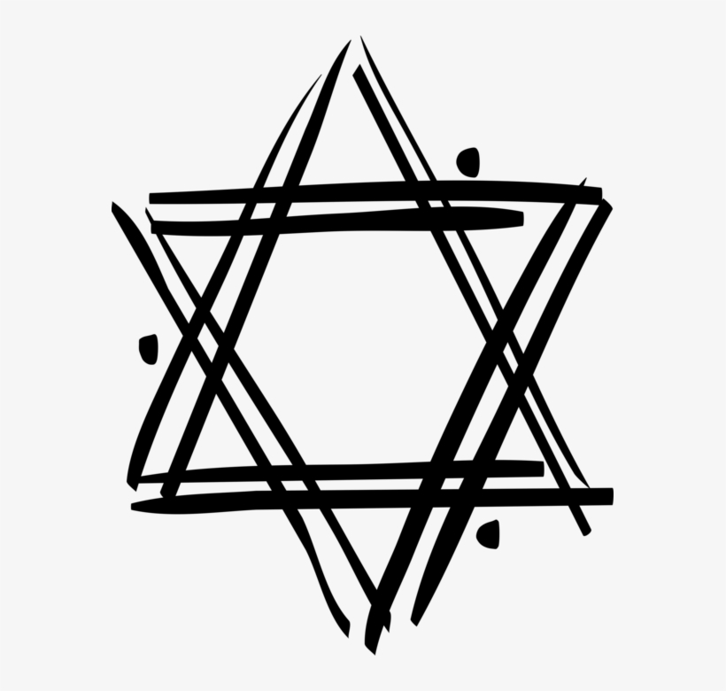 Vector Illustration Of Star Of David Shield Of David - Star Of David ...