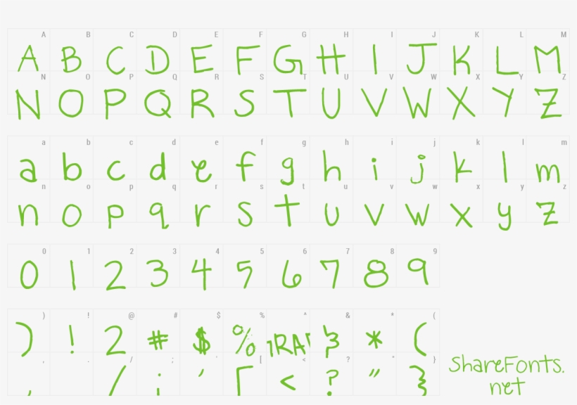 Font Milo's Grade Six Preview - Font Transparent PNG - 1300x850 - Free ...